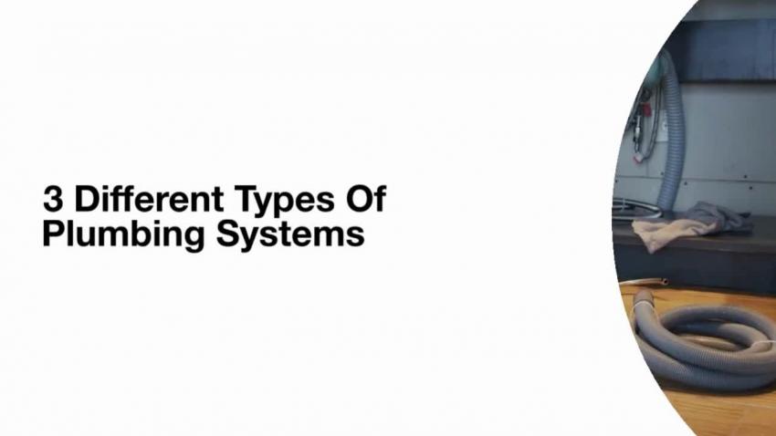3 Different Types Of Plumbing Systems | Flokii